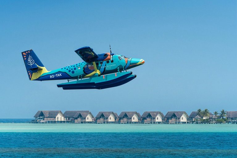 Flying Triggerfish seaplane on Maldives Islands - Seaplane International